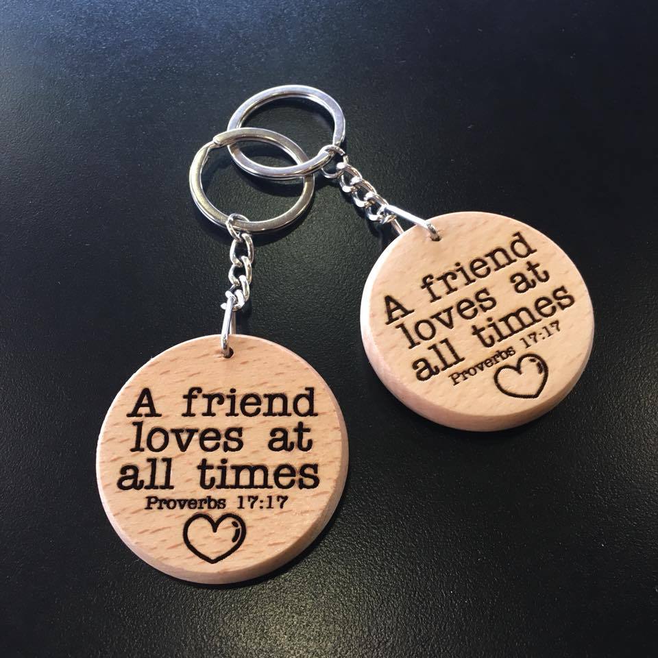 CHRISTIAN SCRIPTURE BIBLE VERSE KEYRING KEYCHAIN CHRISTMAS GIFT ...