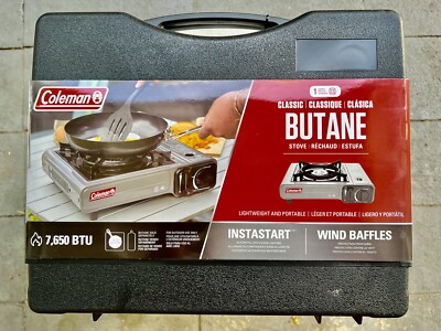 Coleman Tabletop Portable Butane, 1 Burner Camping Stove, Free Shipping ...