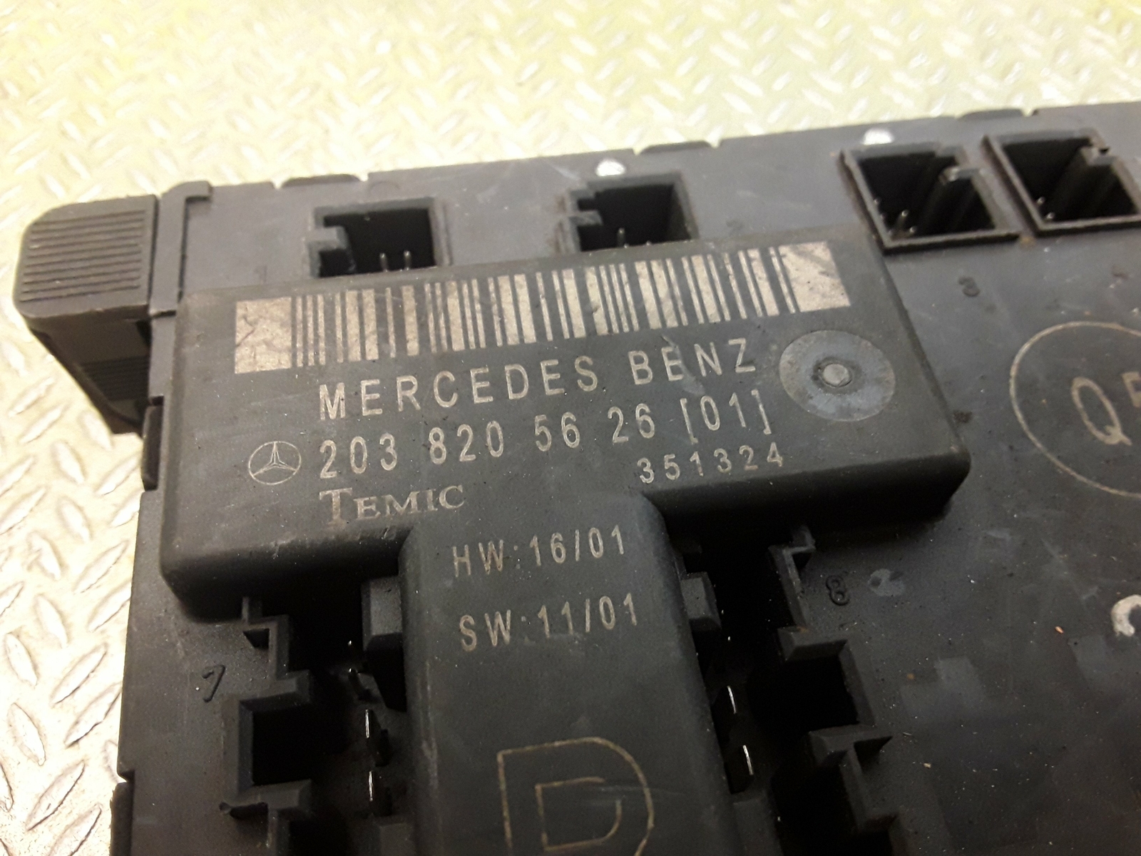 MERCEDES W203 Door Control Module Unit Front Right C Class W203 S203 ...