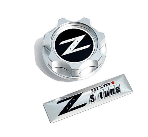 ENGINE SILVER OIL CAP FOR NISM-O Z 350z 370z 240SX ALUMINUM EMBLEM JDM ...