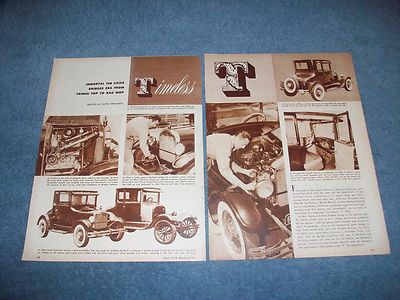 1926 Ford Model T Coupe Vintage Hot Rod Article "Timeless T" Flathead ...