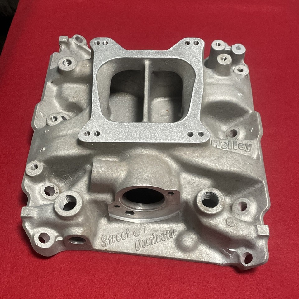 Buick 225 oddfire V6 Holley street dominator aluminum 4 barrel intake ...
