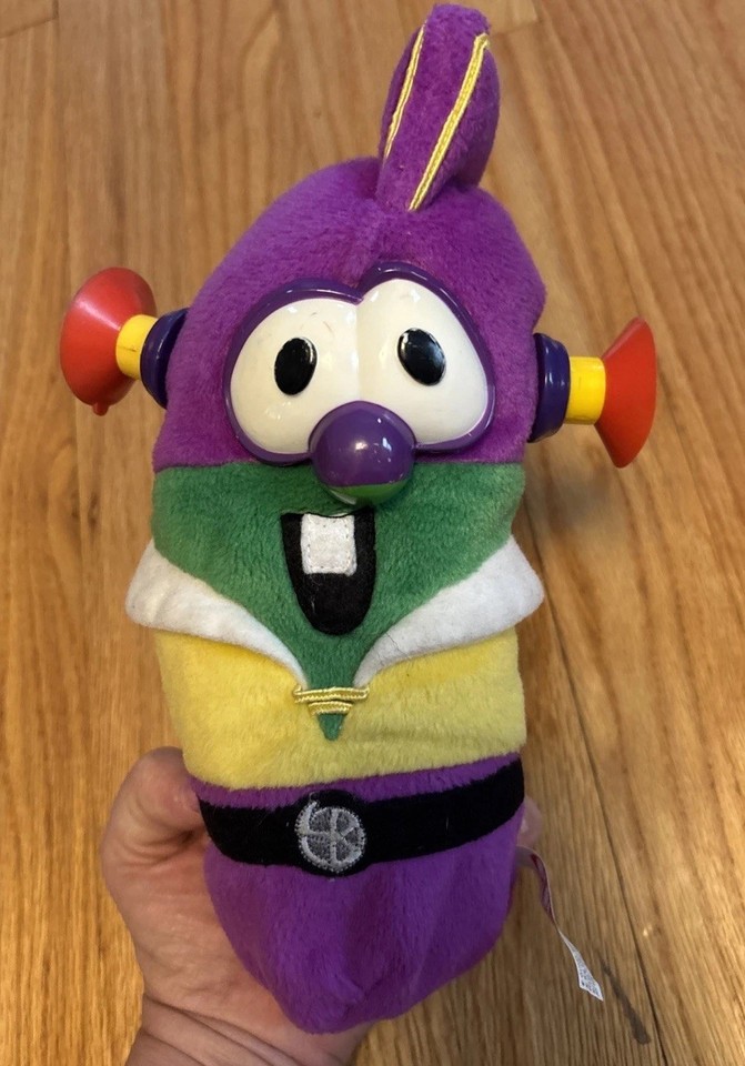 Gund Veggie Tales Larryboy Incredible Vegetables Super Cucumber Bean ...