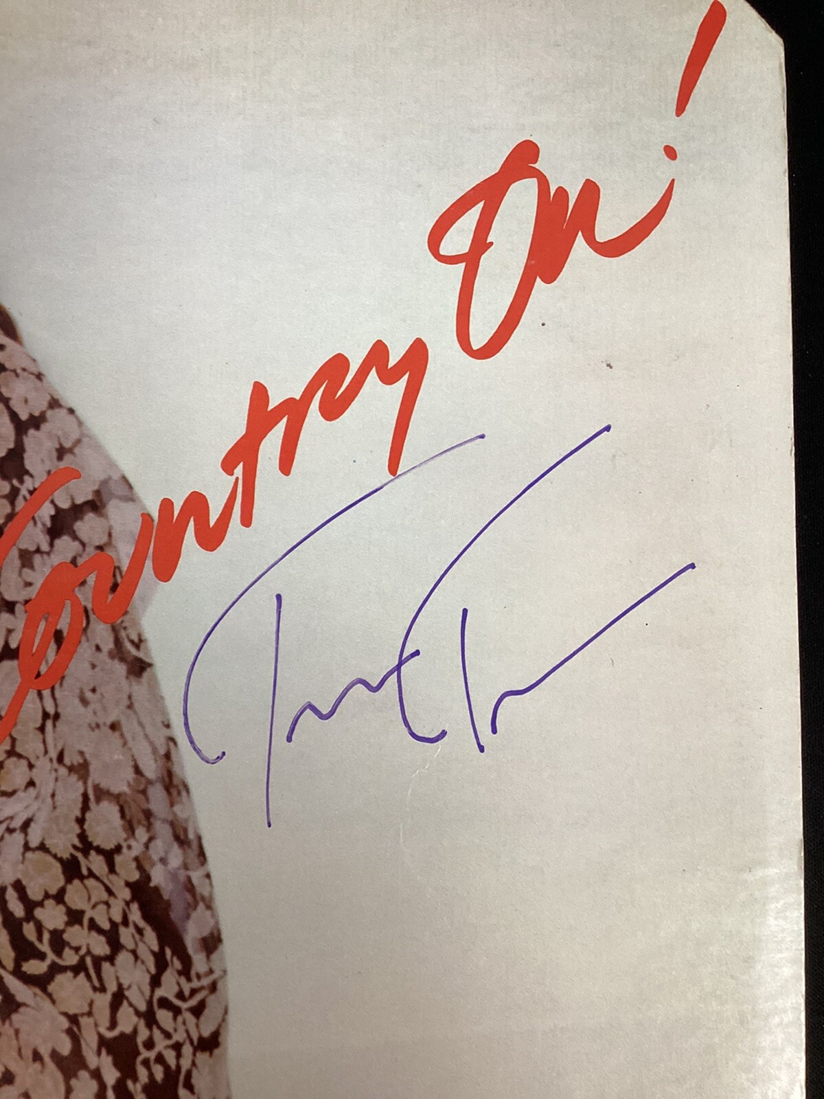 Tina Turner Signed Album Turn The Country on Rock and Roll HOF Legend ...