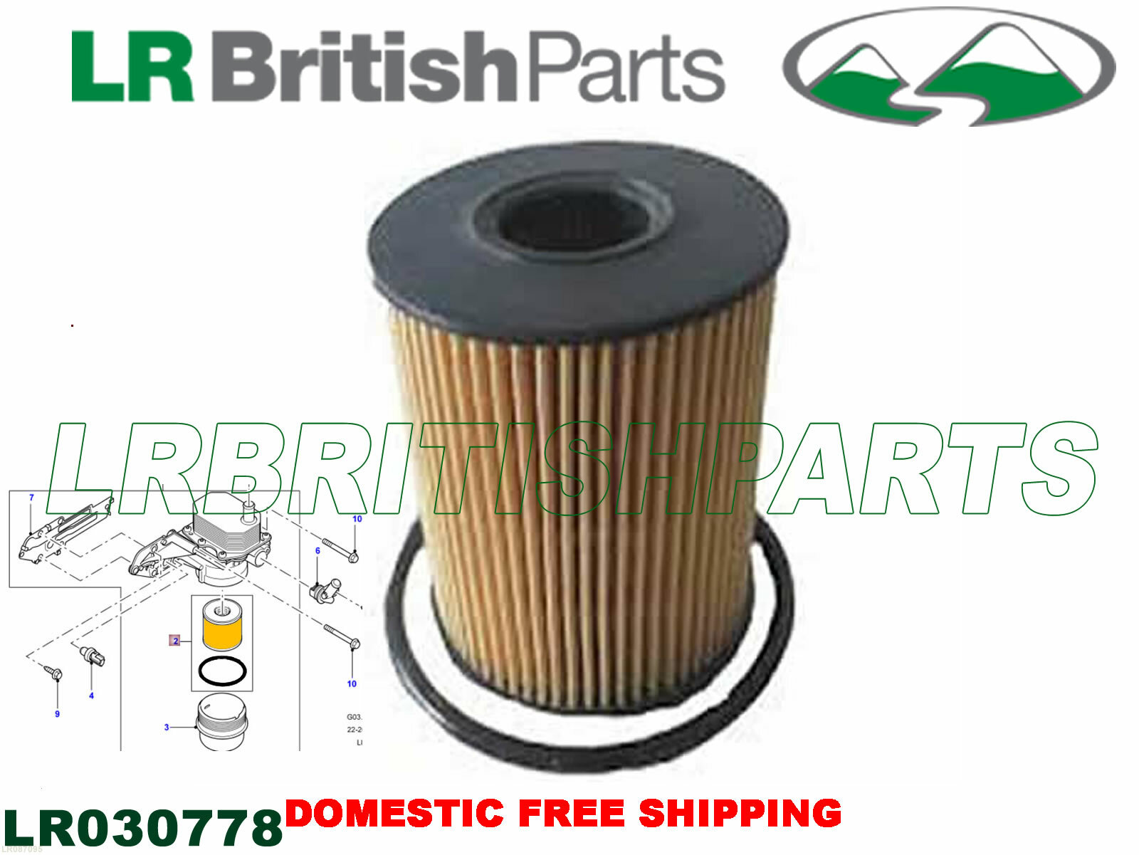 LANDROVER LR030778 - cross reference oil filters | oilfilter ...