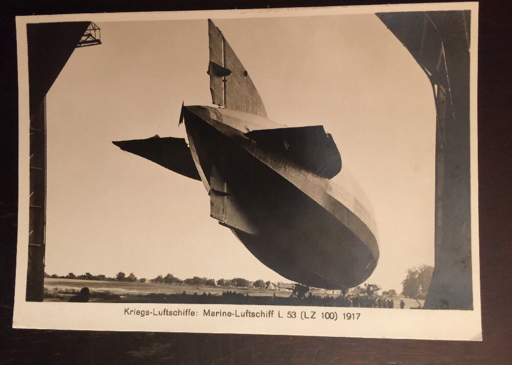 Zeppelin LZ 100 Photo- The Club And Ganett George Souvenir Photo | eBay