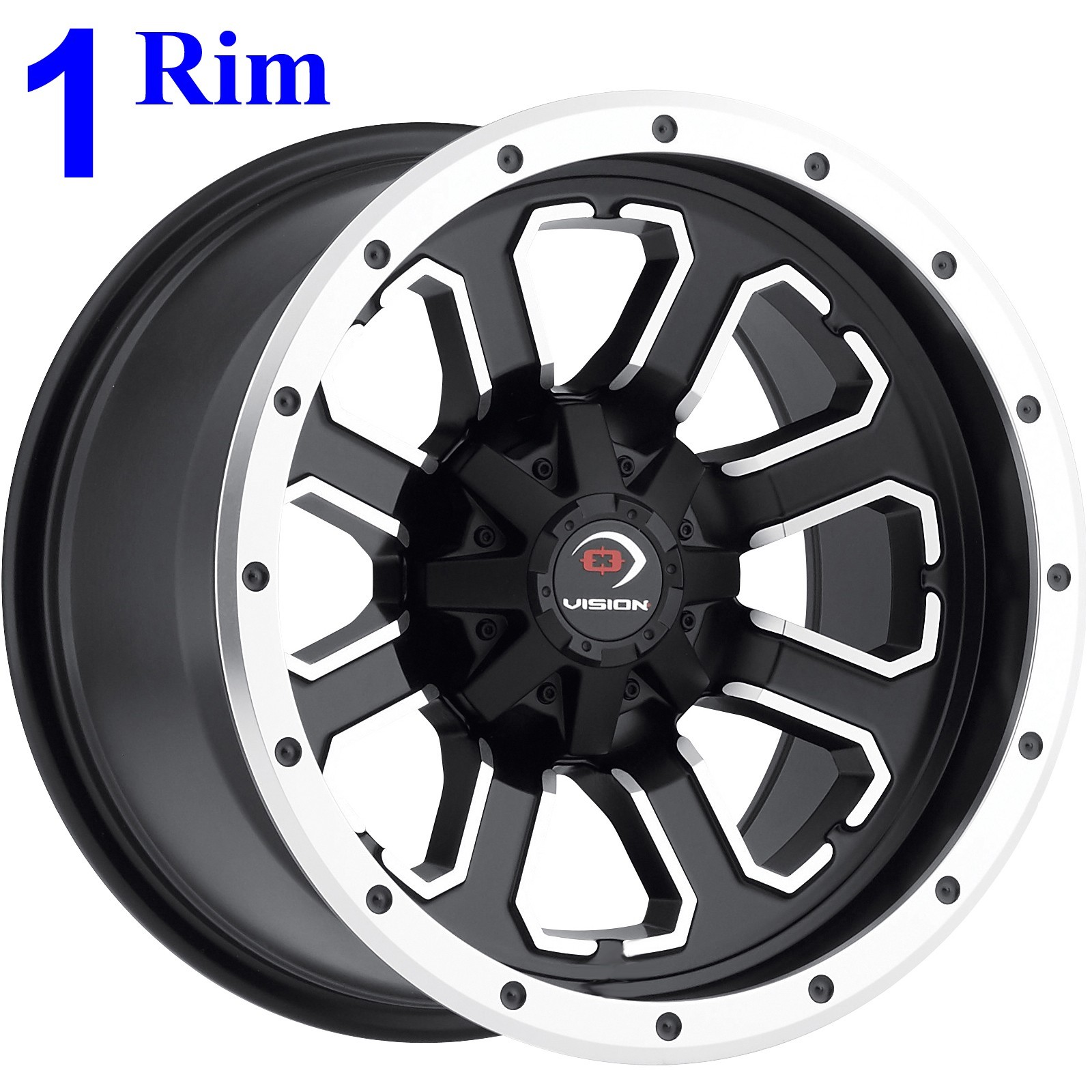 Aluminum Mini Truck RIM WHEEL 12x7 4/100 4+3 Vision Type 548 COMMANDER ...