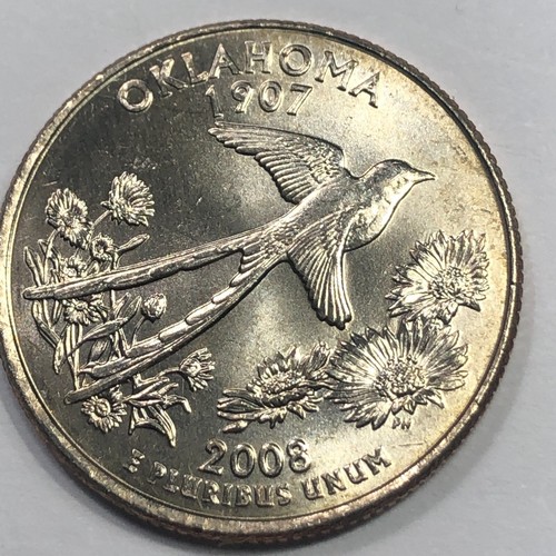 2008 P - Oklahoma Statehood Quarter Dollar Coin | eBay
