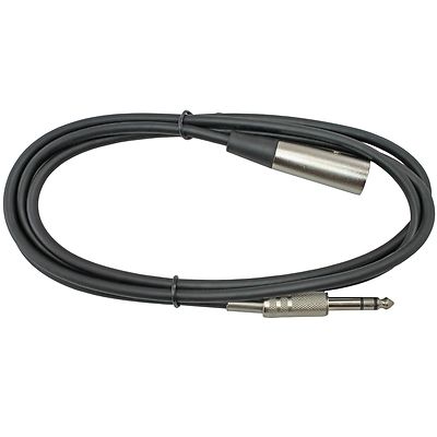 TIP RING SLEEVE 1/4 stereo male to 3pin XLR powered speaker cable cord ...