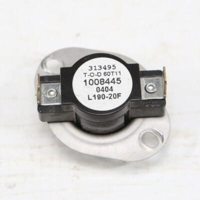 Furnace High Limit Control Thermostat Switch 313495 L190-20F 1008445 ...