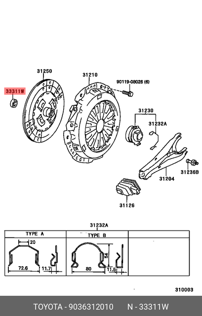 toyota 9036312010 online kaufen | eBay