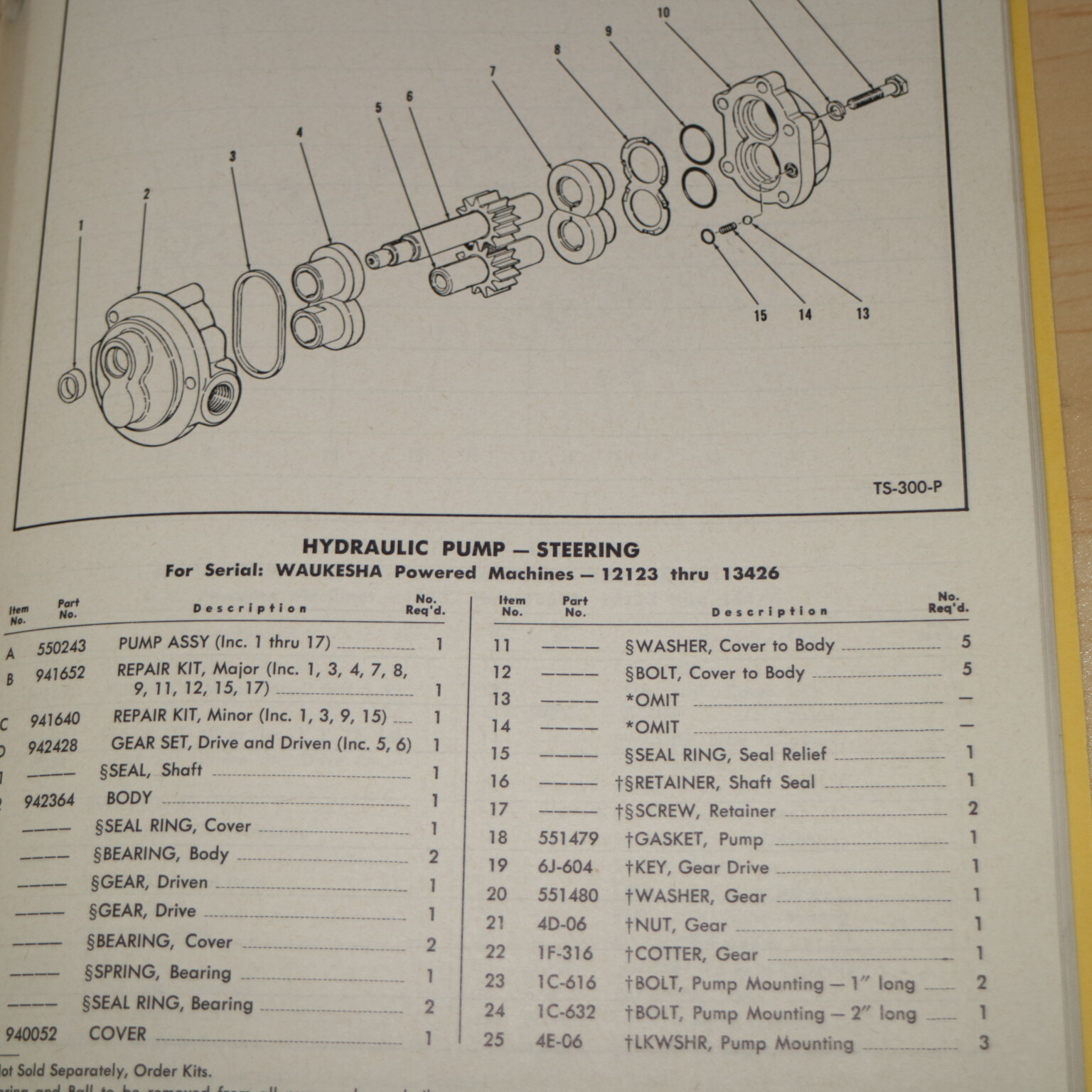MICHIGAN CLARK 125A Tractor Shovel Loader PARTS Manual catalog crawler ...