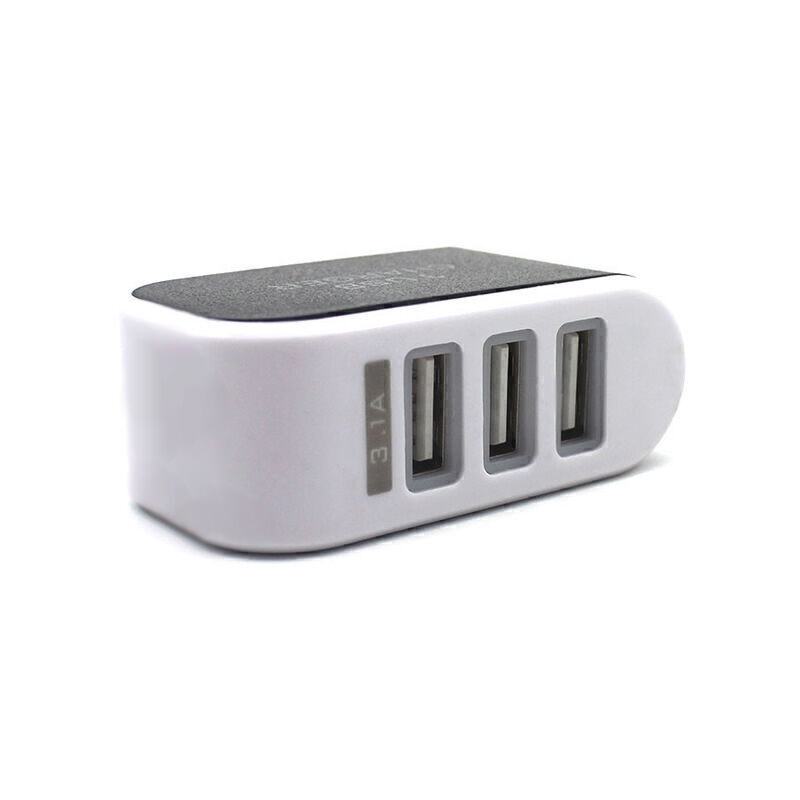 AC Wall Outlet To USB Socket Power 3-Port Adapter Home Rapid Charger US ...