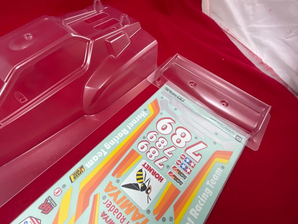TAMIYA HORNET BODY + WING / DECALS CLEAR LEXAN STICKERS UNPAINTED | eBay