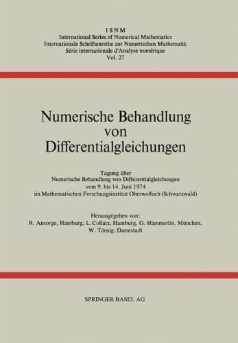 International Series of Numerical Mathematics Ser.: Numerische ...