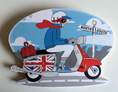 Scooter Key Rack / Key Holder, 60s Mod Scooter key rack, LI Scooter Key ...