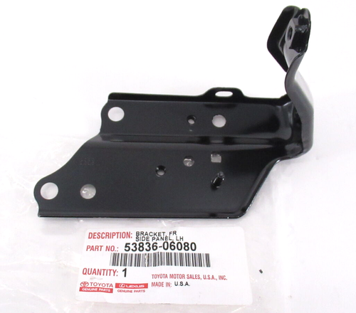 Genuine OEM Toyota 53836-06080 Driver LH Front Fender Bracket 2015-2017 ...
