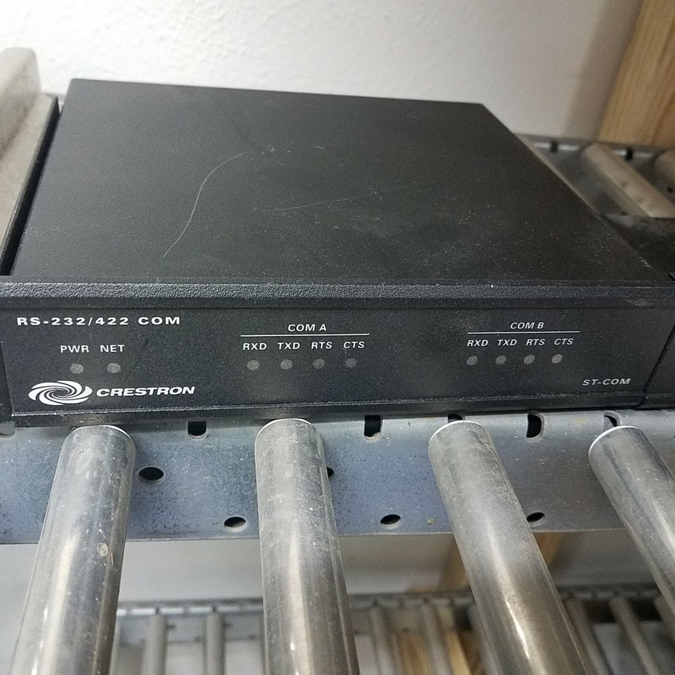 1 Crestron ST-COM RS232/422 COM Control Port Module w/1U Rack Shelf ST ...
