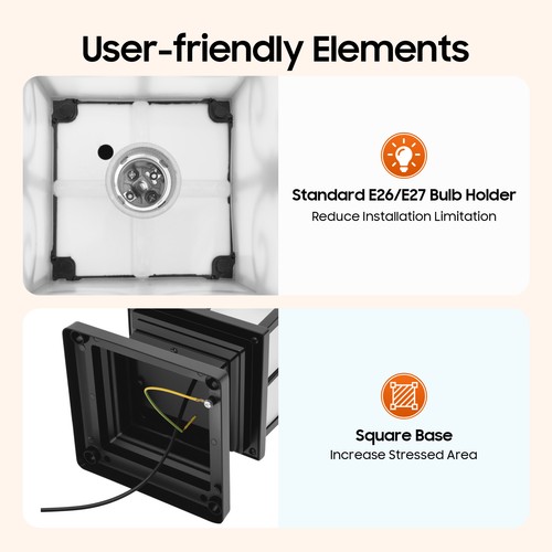 Outdoor Solar Post Light,solar Powered Pillar Light,waterproof Post ...