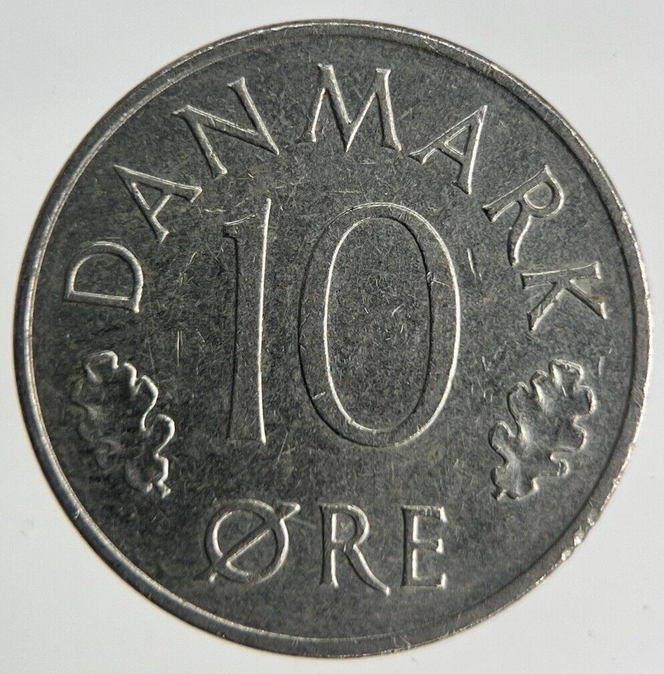 1978 Denmark 10 Ore Coin | Very High Grade | eBay