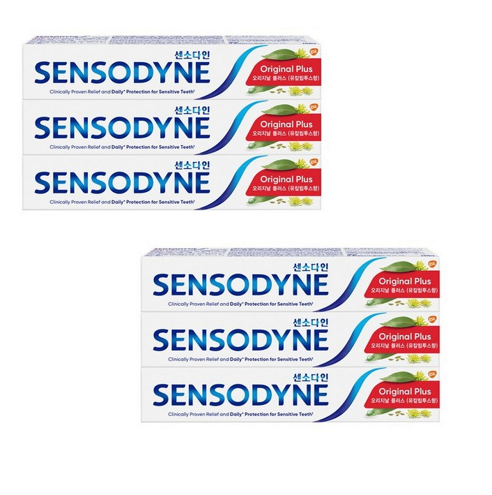 Sensodyne Original Plus Toothpaste 100g x 6 Eucalyptus scent | eBay