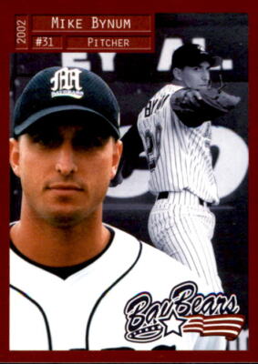 2002 Mobile BayBears Grandstand 7 Mike Bynum Middleburg Florida FL ...