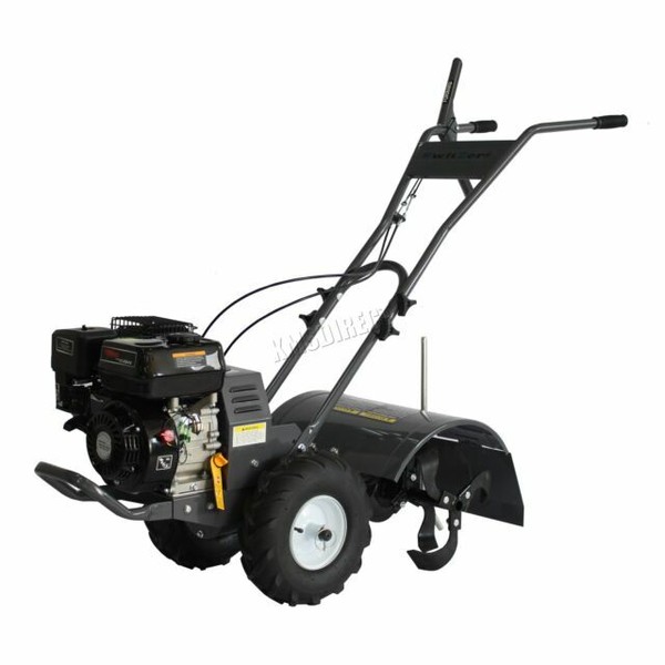 SwitZer Heavy Duty 6.5 HP Petrol Garden Cultivator Rotovator Tiller for ...