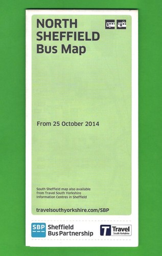Travel S Yorks - North Sheffield Bus Map - Stagecoach First TM etc ...