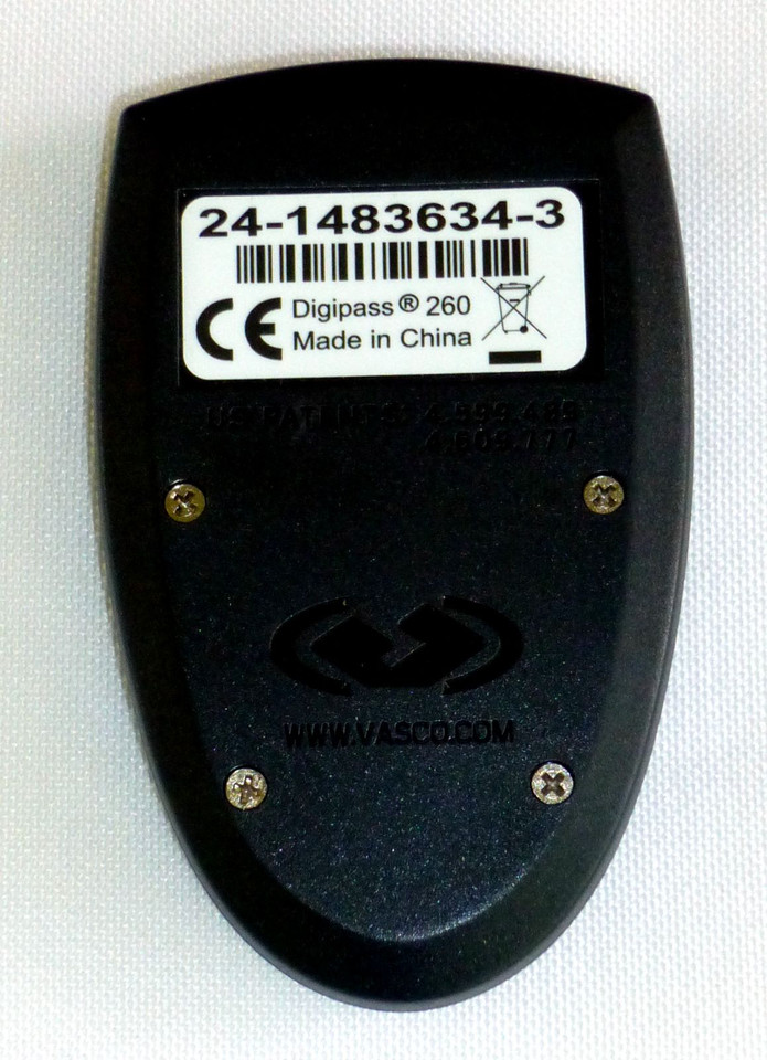 VASCO DIGIPASS 260 SECURITY DEVICE Keypad Token NEW | eBay UK