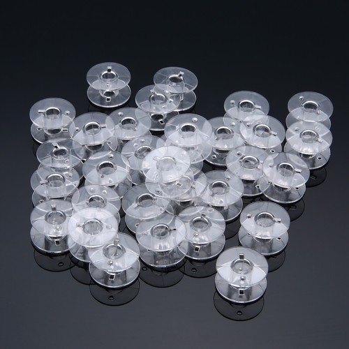 30pcs Plastic Domestic Sewing Machine Empty Bobbins Spool For Brother ...