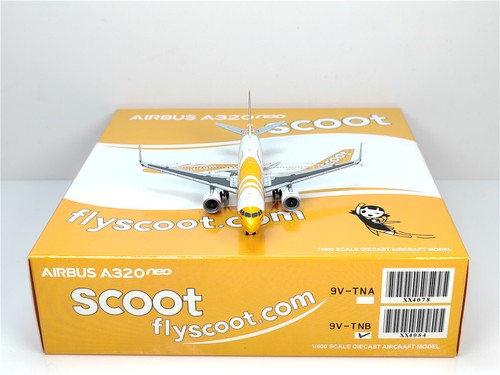 1:400 JC Wings SCOOT AIRBUS A320neo Passenger Airplane Diecast Model | eBay