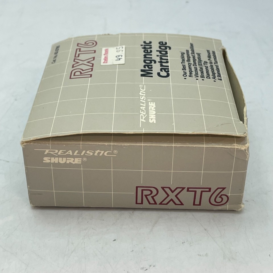 Realistic RXT6 Vinyl Record Turntable Magnetic Cartridge w/ Shure ...