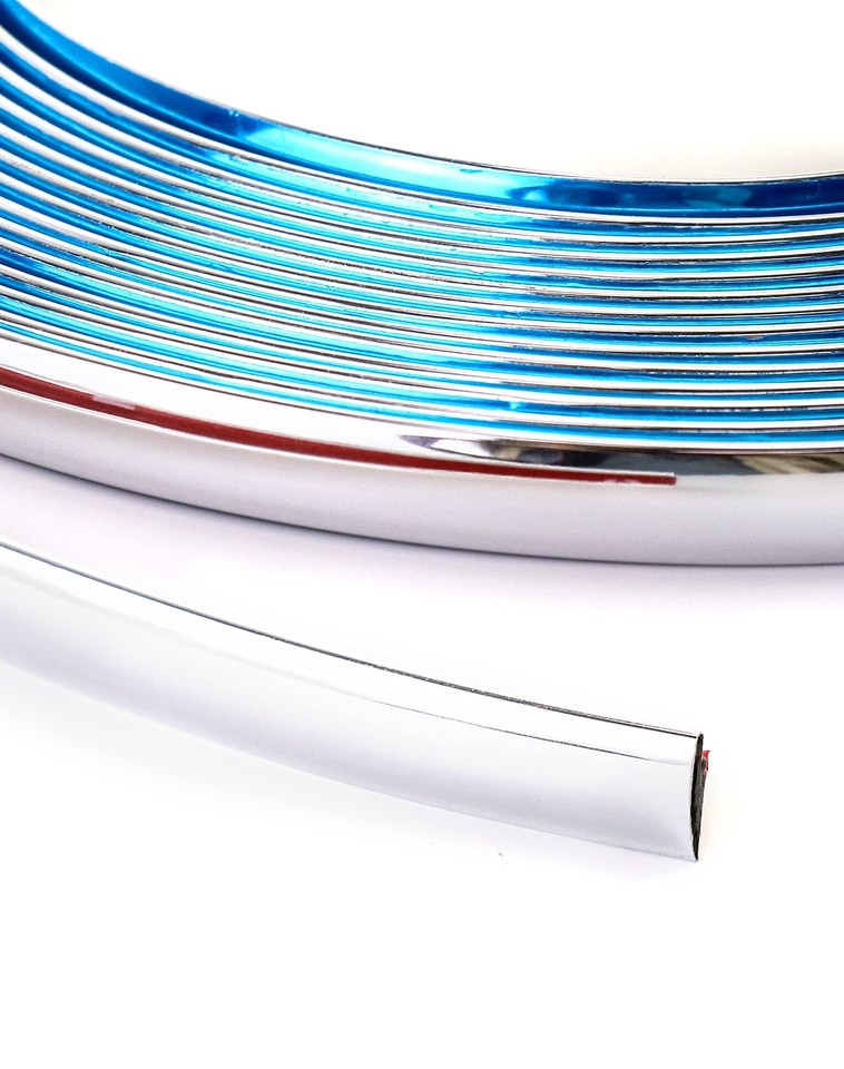 25FT 1/2 Inch Wide Automotive Chrome Trim Molding DIY Moulding Trim ...