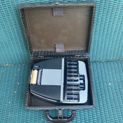 Vintage La Salle Stenotype Keyboard Stenographer Machine with Case | eBay