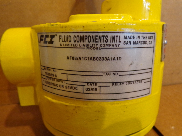 FCI Fluid Components AF88-A1C1BB0303B2A1D FCI Flow Meter AF88 ...