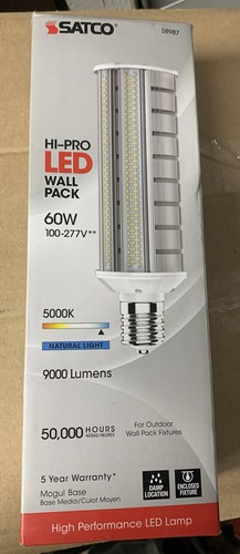 Satco S8987 LED HID 250W Replacement 100-277V Ballast Bypass Mogul EX39 ...