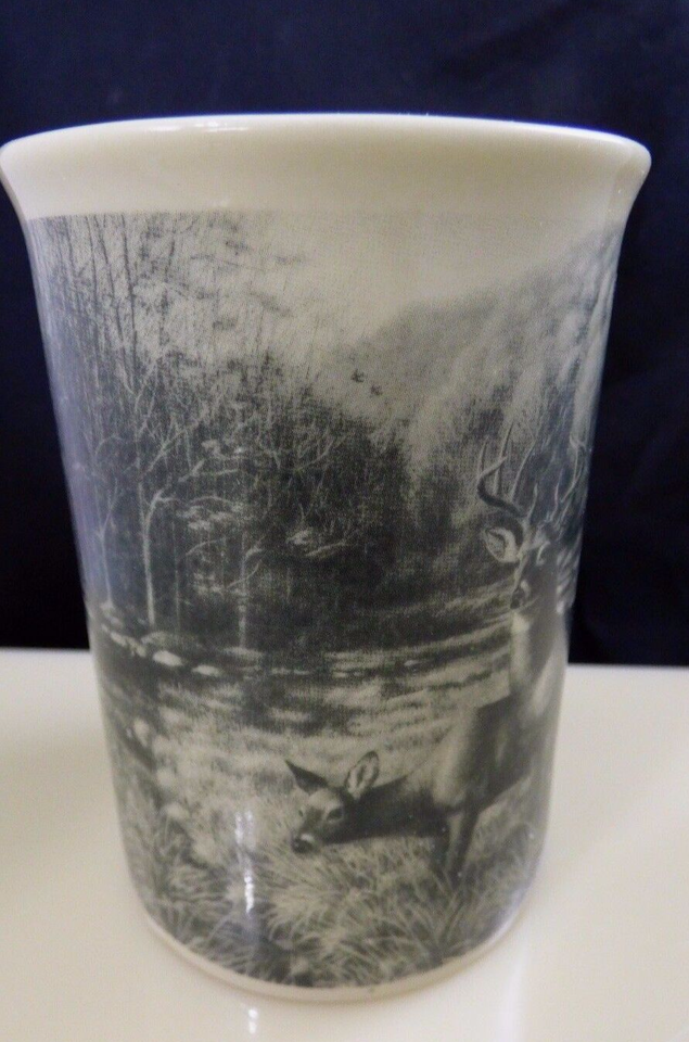 Whitetail Deer Coffee Tea Mug Cup Field & Stream Buck Doe Hunting ...