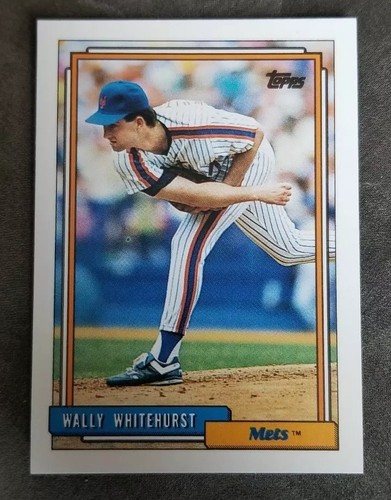 1992 Topps New York Mets Baseball Card #419 Wally Whitehurst | eBay