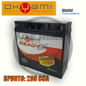 Batteria BMW R/1100/1150/1200 sigillata ATTIVATA G19 12 V 22 Ah 280 CCA ...