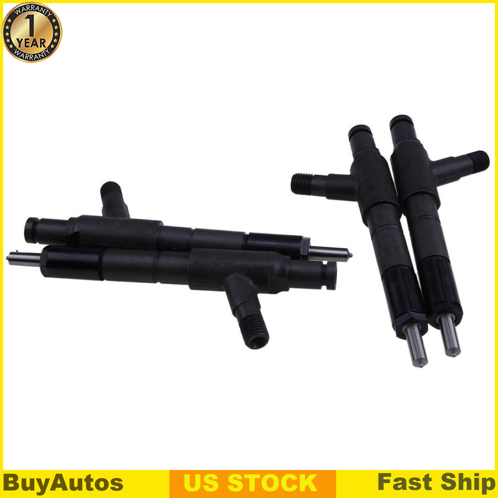 4Pcs Fuel Injectors For Isuzu Engine 4HE1 4.8L 4HG1T 4.6L Truck NPR ...