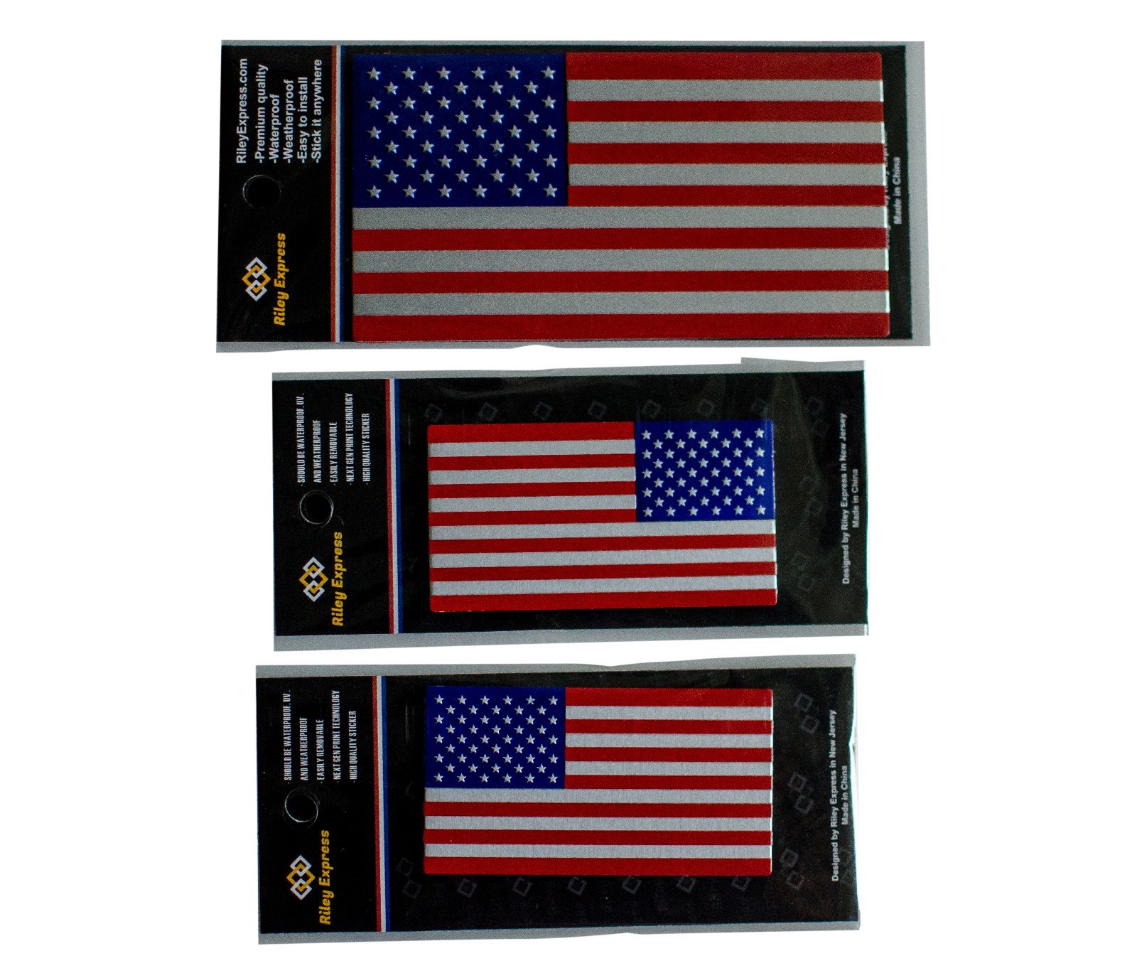 3D Aluminum American Flag Sticker Emblem Decal [BUNDLE] | eBay