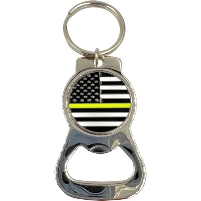 Thin Yellow Line flag Police 911 Emergency Dispatcher Gold Line ...