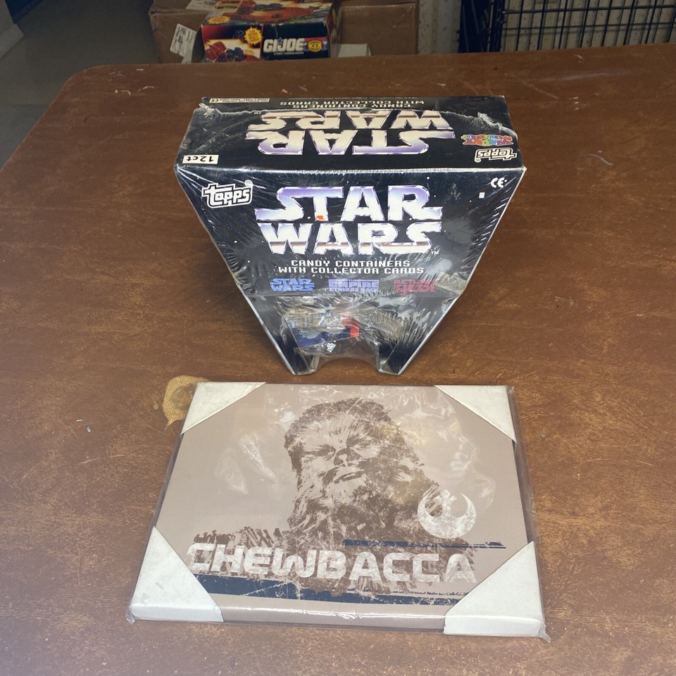 1997 Topps Star Wars Candy Container w/ Collecters Cards Sealed NEW ...