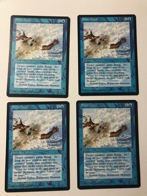 4x Snow Devil 1995 Ice Age Magic Cards, FREE SHIPPING | eBay