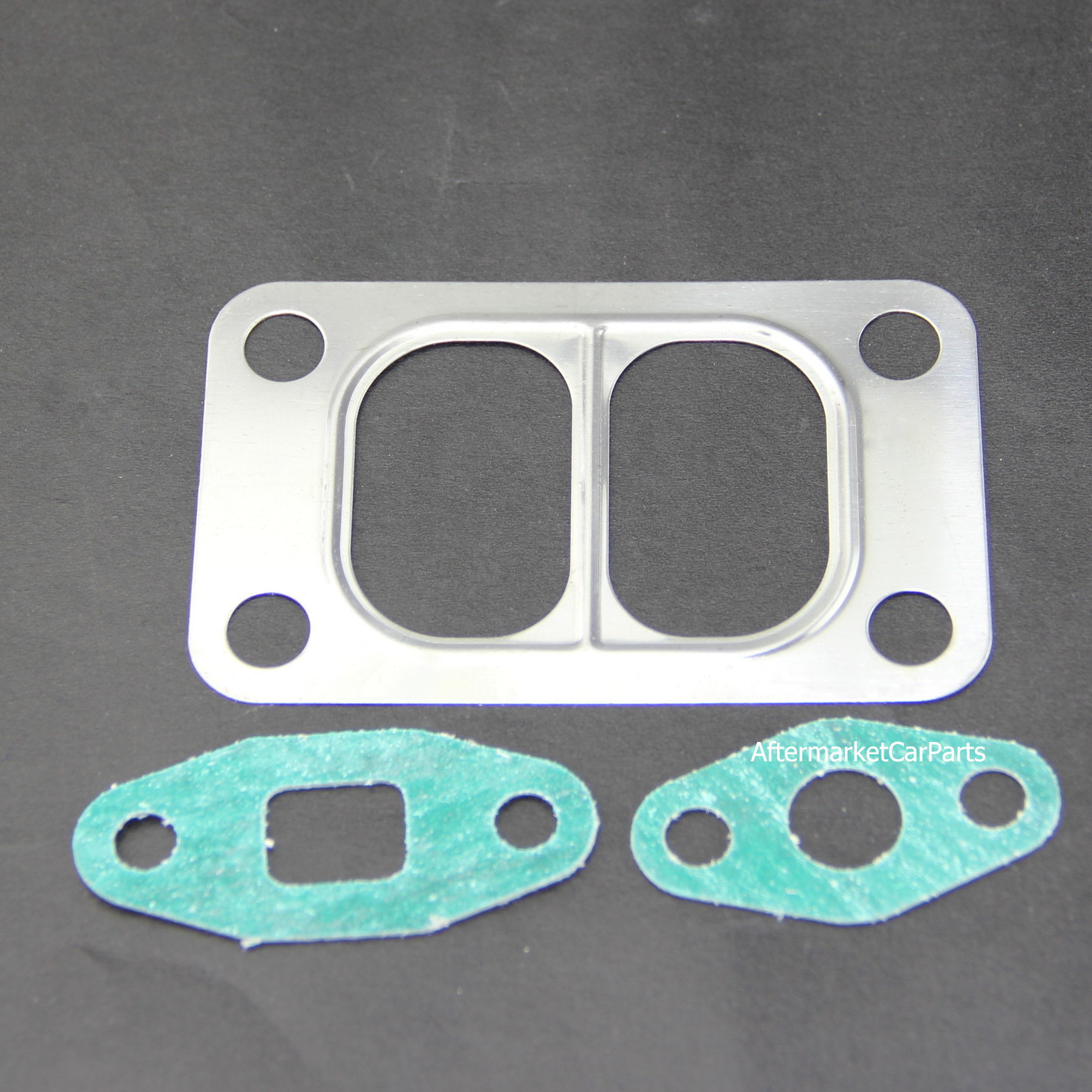 T3 Divided inlet intake turbo gasket twin scroll stainless steel ...