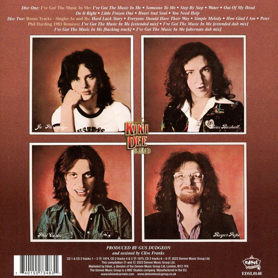 THE KIKI DEE BAND I'VE GOT THE MUSIC IN ME [ROCKET RECORDS] NEW CD ...