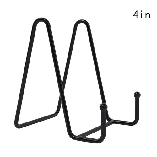 Diy Picture Frame Black Iron Plate Display Stand Rack/Easel Storage ...