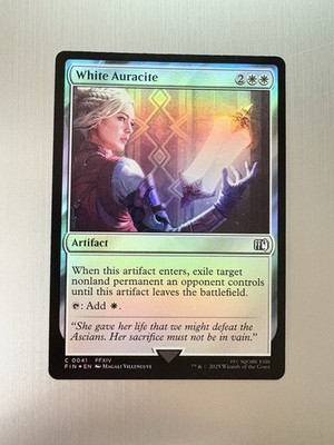 White Auracite - 41 - Magic: Final Fantasy MTG - Common - FOIL - FFXIV ...