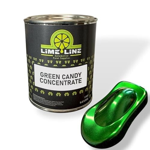 LiME LiNE Green Candy Concentrate, Automotive Metal Flake Paint - 1 ...