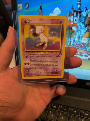 Mew #8 Black Star Promo Rare Pokemon Card Vintage WOTC PTCG NM | eBay